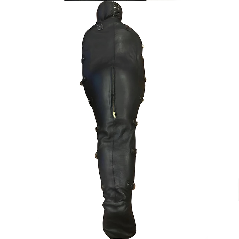 Real Leather Sleep Sack – Black Heavy Duty Body Bag, 2-way Zip - Etsy