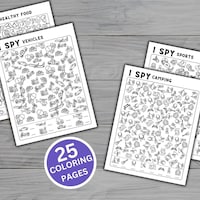 I Spy Alphabet A-Z Printable, I Spy the Letter Activity Pack, Do-a-dot ...