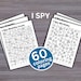 I Spy Printable Activity Sheet, I Spy for Kids, I Spy Printable, Spring ...