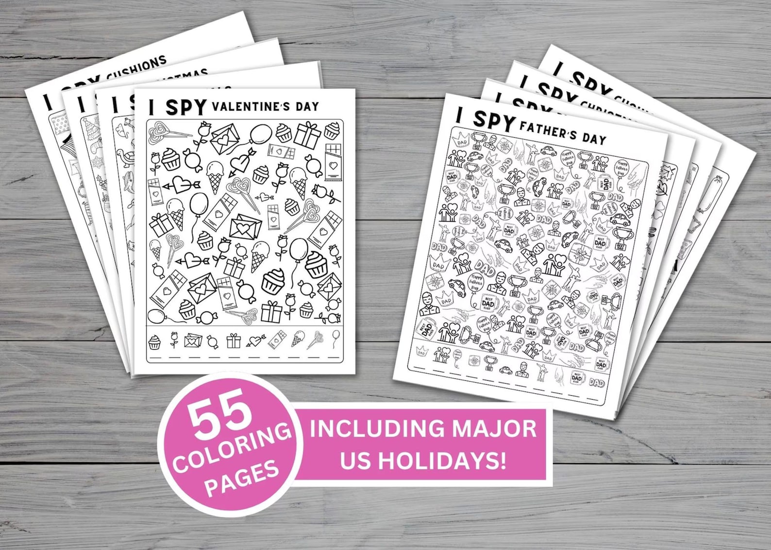 55 I Spy Printable Coloring Pages, I Spy Coloring Pages, I Spy Holidays ...
