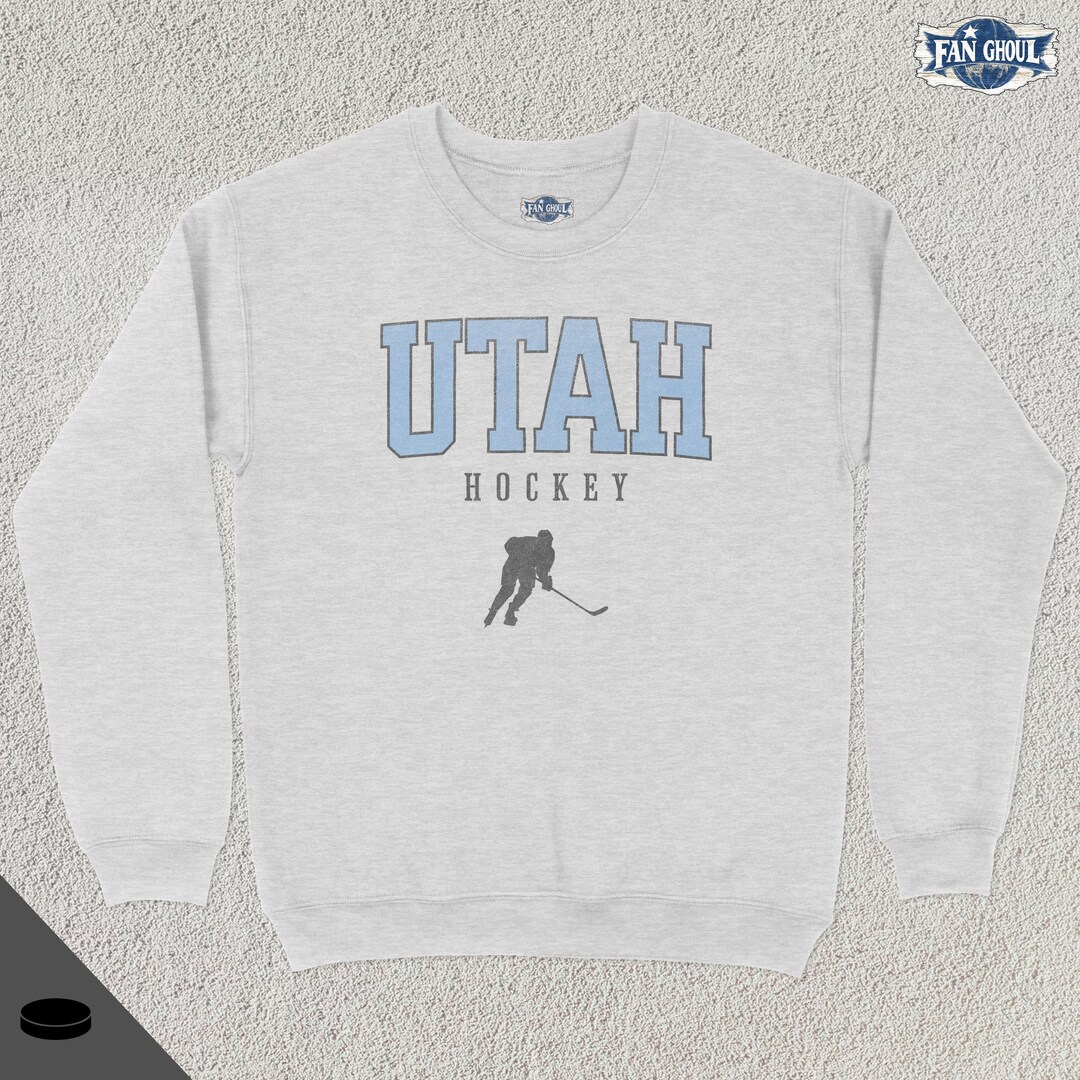 Utah Hockey Varsity Sweatshirt, College Sports Crewneck, College ...