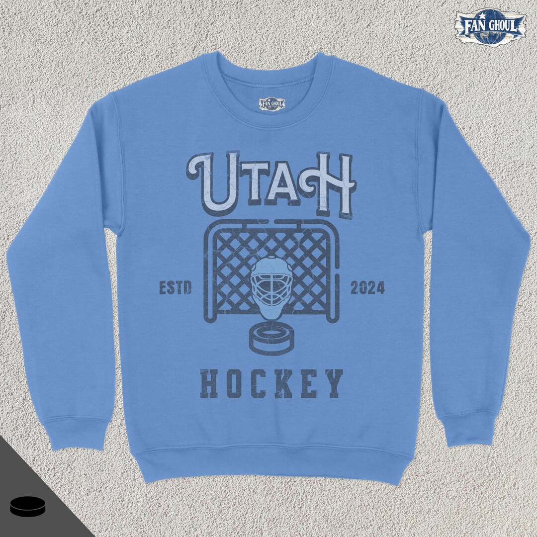 Vintage Utah Hockey Crewneck, American Sports Sweatshirt, US Sports ...
