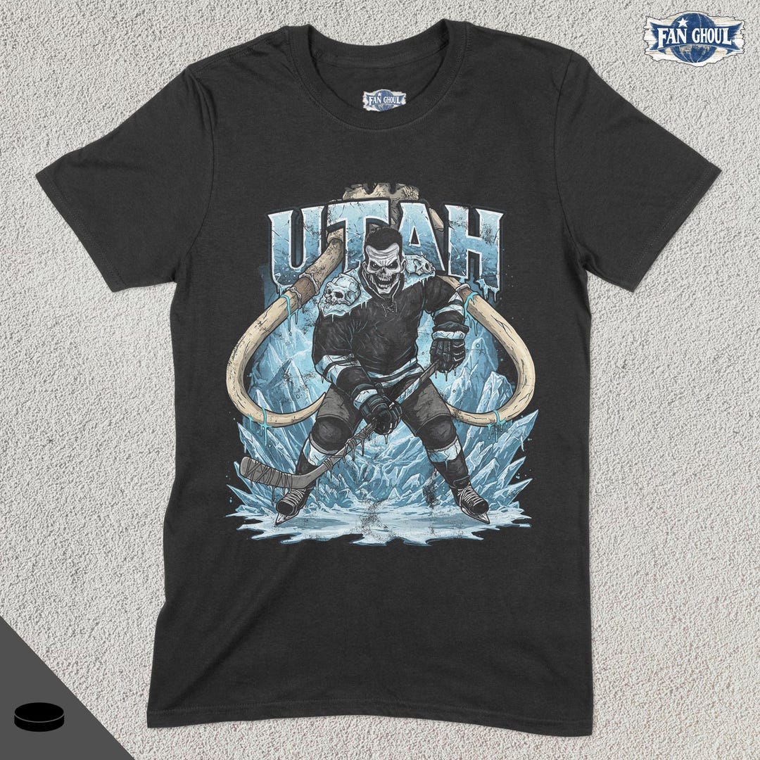 Utah V2 Hockey Shirt, American Team Sports Tee, US Sports Club Clothing ...