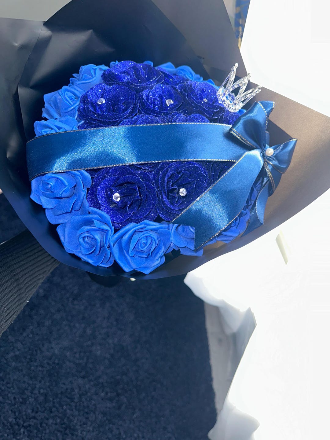 Glitter Roses, Eternal Roses, Eternal Bouquets, Handmade Artistic ...