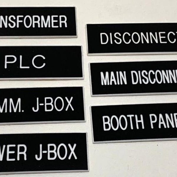 Electrical Panel Label Stickers - Etsy