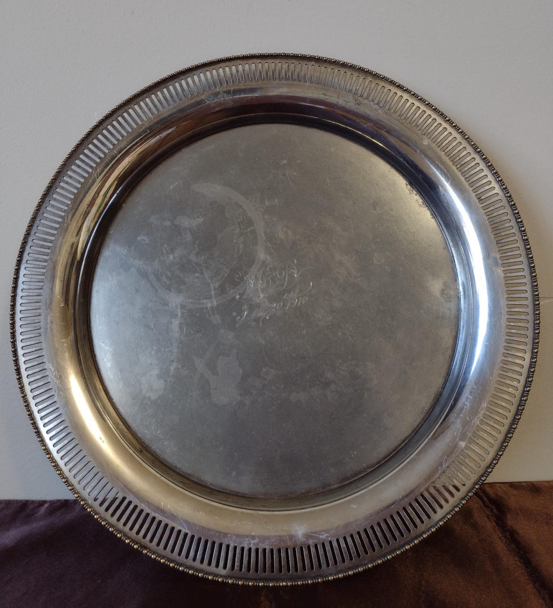Quadruple Plate From PAIRPOINT Manufacturing Company New Bedford ...