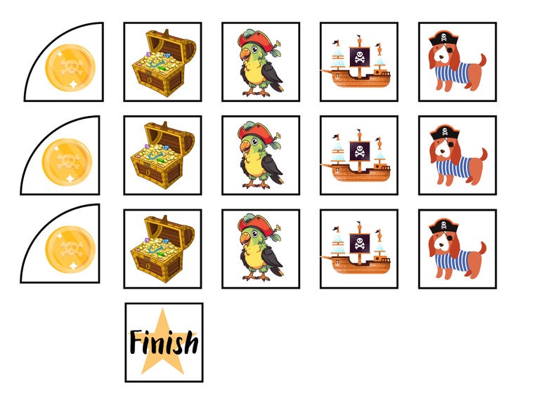 Motivating Pirate Themed Reward Chart | Child Behavior Goal Tracker ...