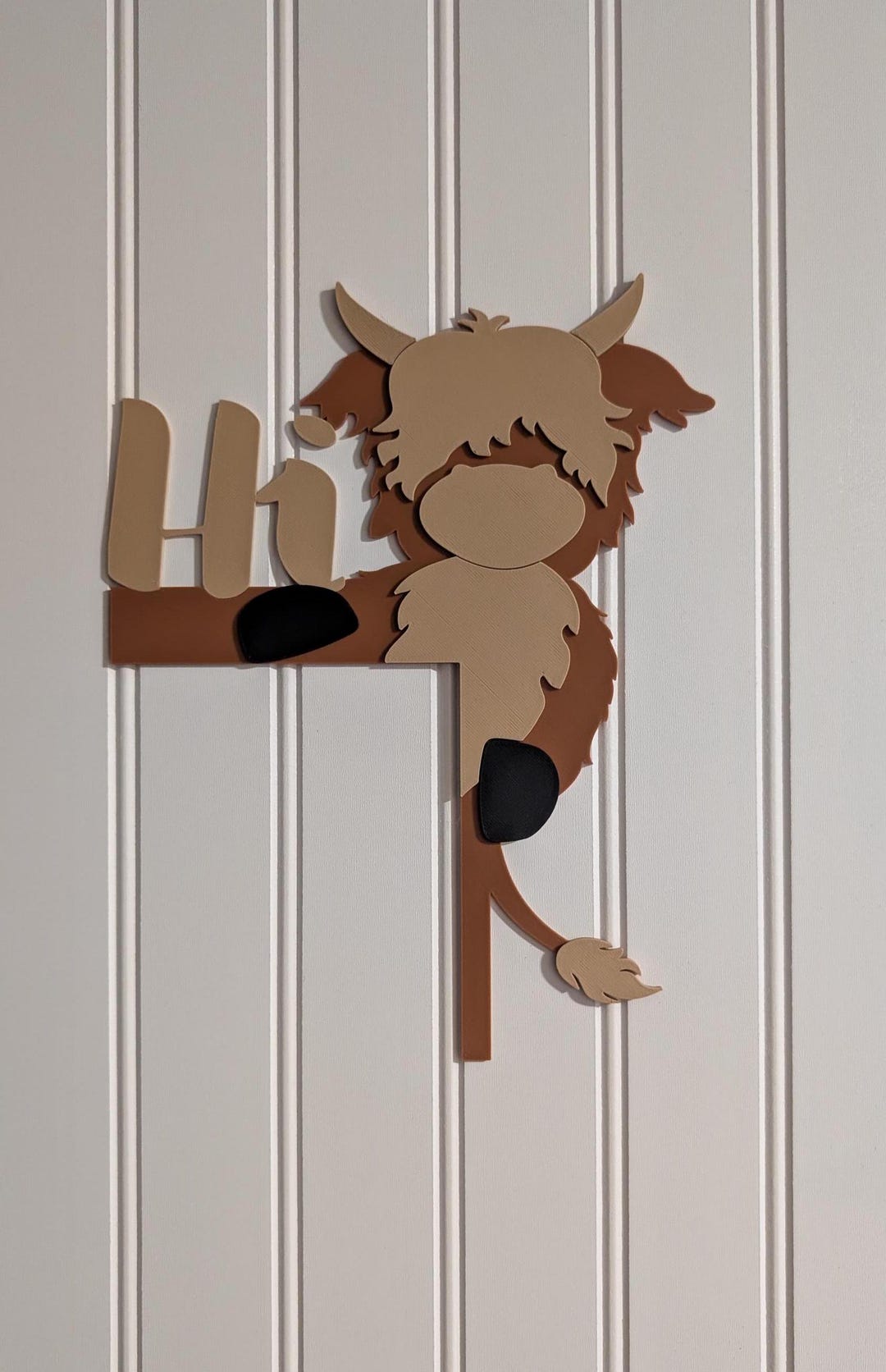 Highland Cow Door Corner | Ready to Ship - Etsy