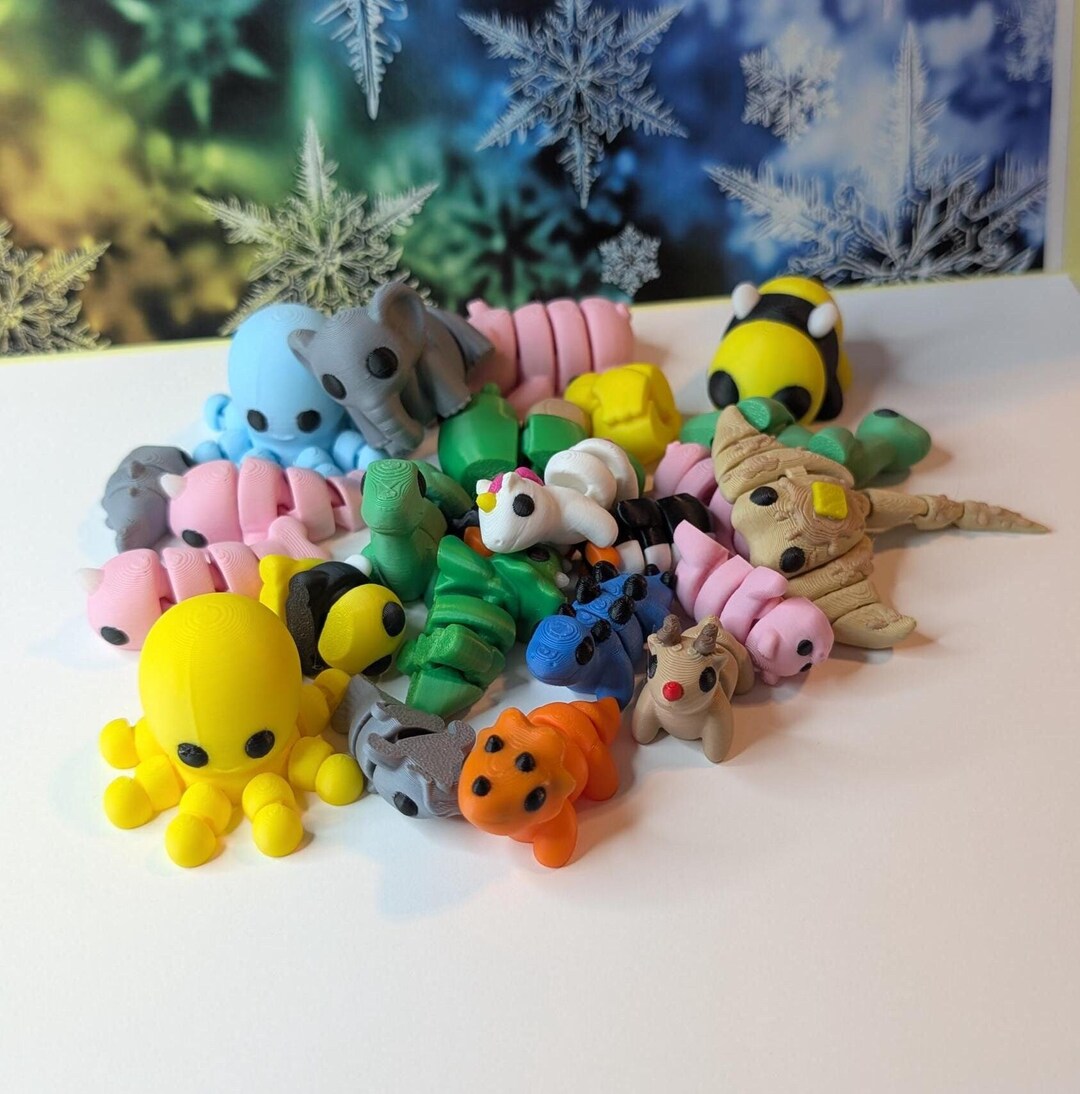 Mini Articulated Animals | Wiggle Waggle | Pocket Pets | Ready to Ship ...
