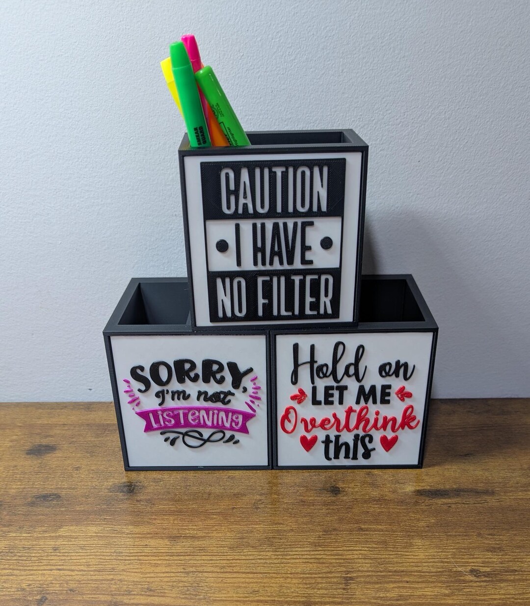 Cube Pencil Holder for Magnetic Tiles | Ready to Ship - Etsy