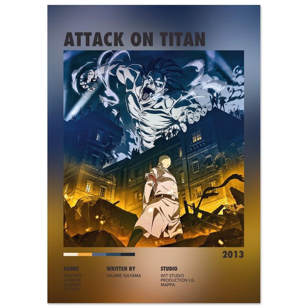 Attack on Titan Poster AOT Anime Print Anime Poster Anime Manga Art ...