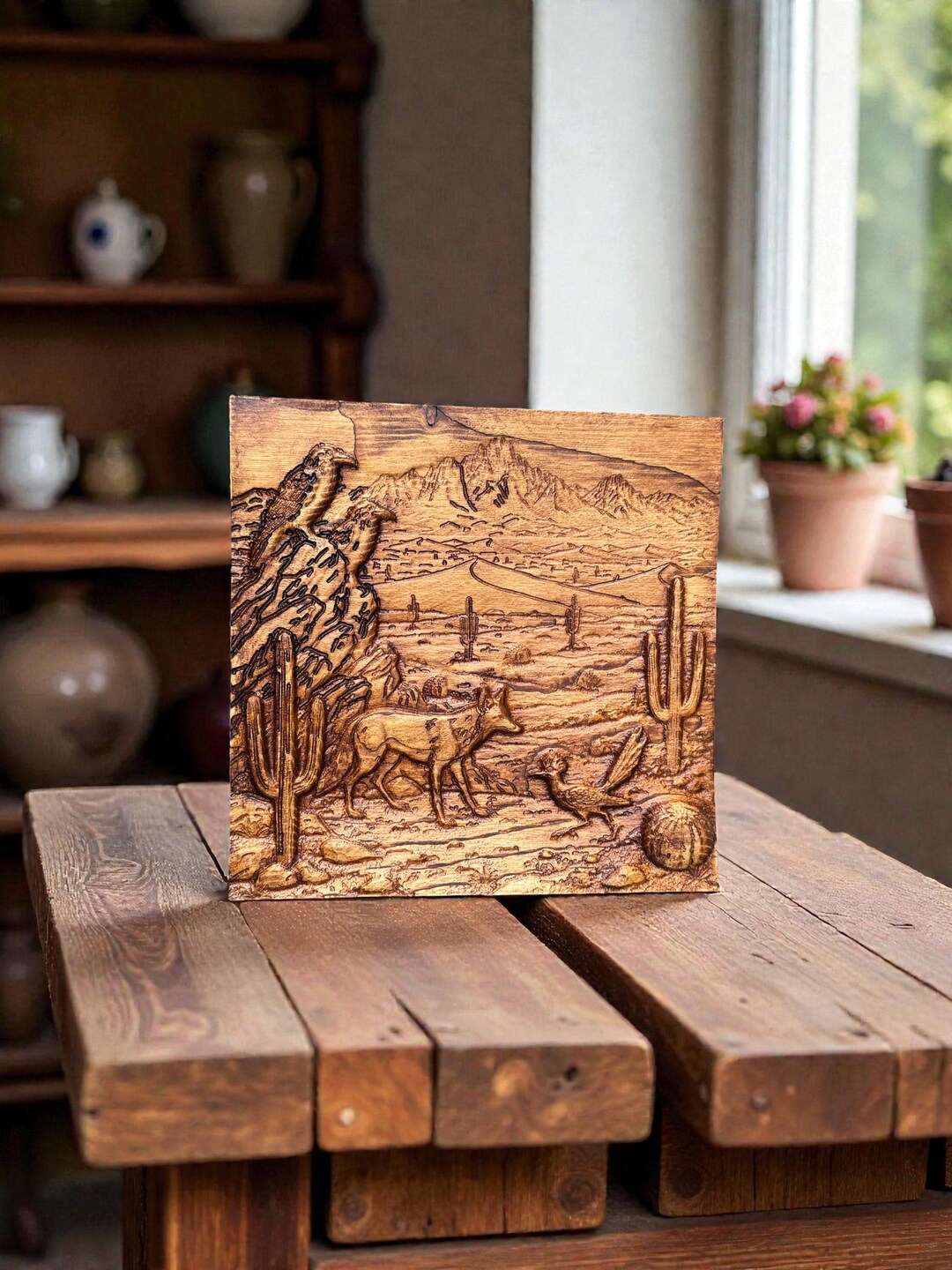 Custom Joshua Tree Wood Carving, - Etsy