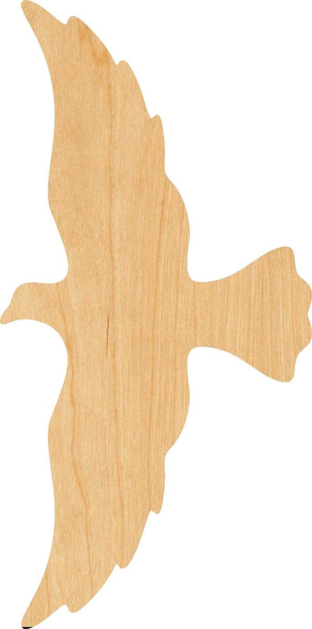 Flying Bird Wooden Laser Cut Out Shape - Great for Crafting - Hobbyist ...