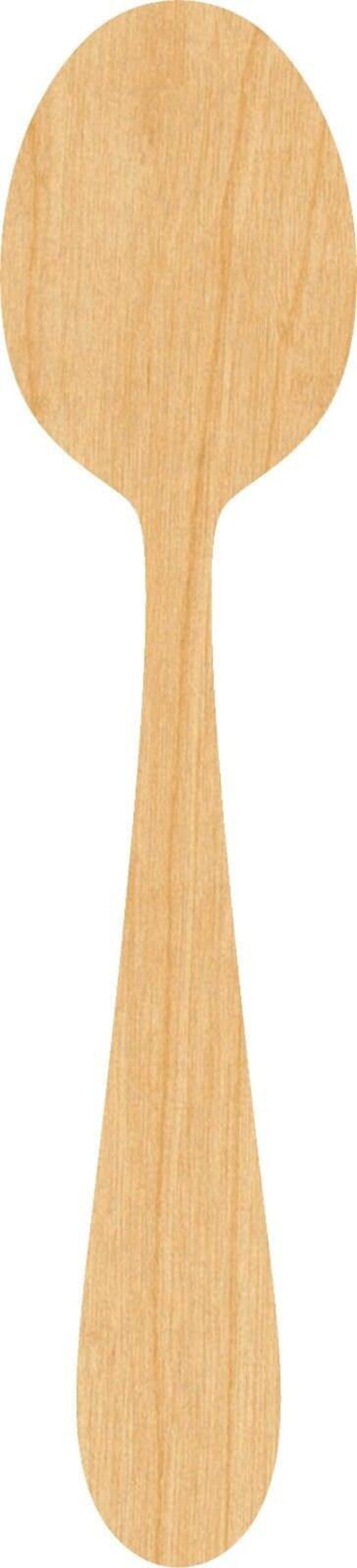 Spoon Wooden Laser Cut Out Shape - Great for Crafting - Hobbyist - D.i ...