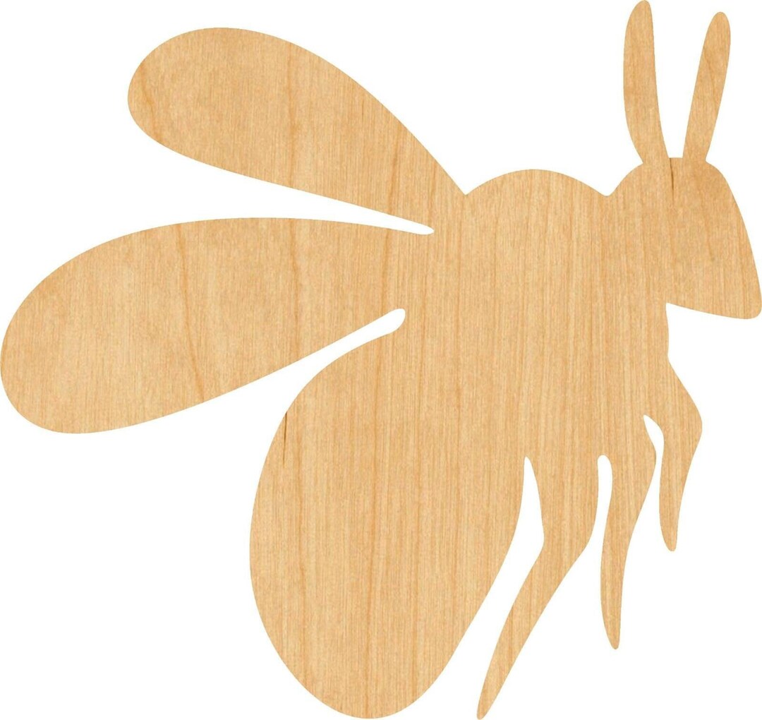 Bumble Bee Wooden Laser Cut Out Shape - Great for Crafting - Hobbyist ...