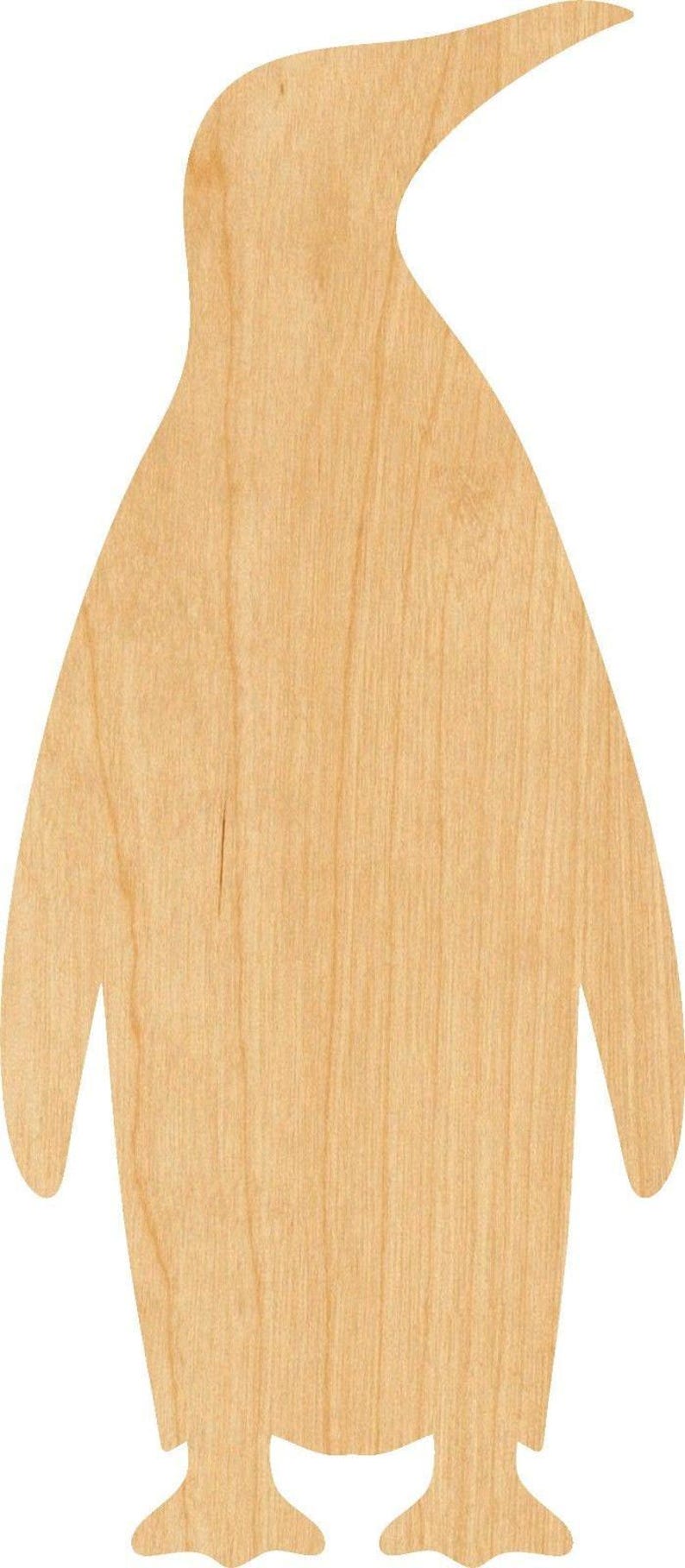 Emperor Penguin Wooden Laser Cut Out Shape - Great for Crafting ...