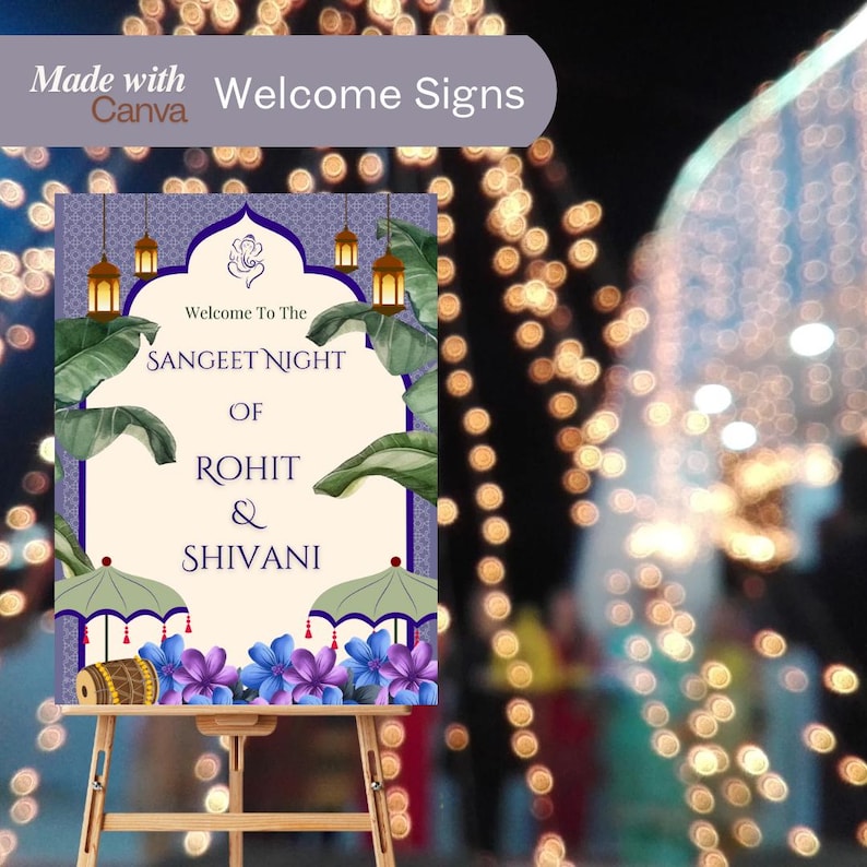 South Indian Wedding Welcome Sign Bundle (digital Download) - Etsy