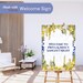 Editable Mediterranean Bridal Shower Welcome Sign Blue Tile Baby Shower ...