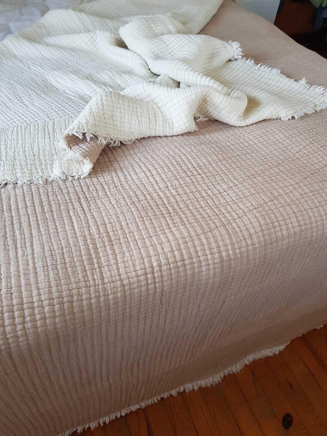 6 Layer Muslin Gauze Bedspread, Muslin Cotton Quilt, Gauze Throw ...