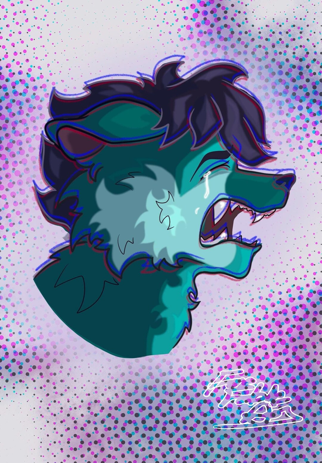 Fursona Portrait Commission Furry Art Headshots - Etsy