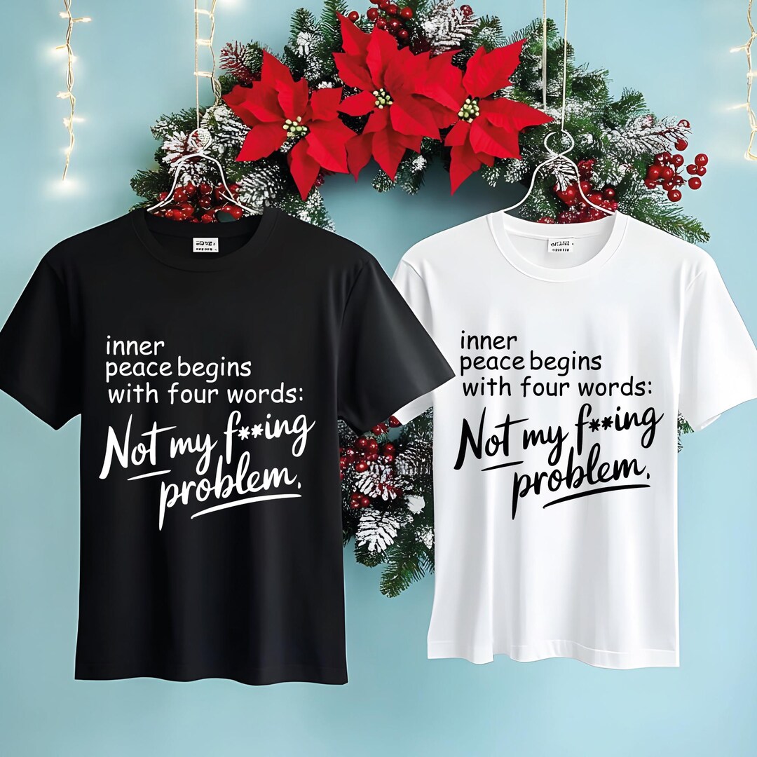 Sarcastic "not My Problem" DTF Transfer: Retro Heat Press Design - Etsy
