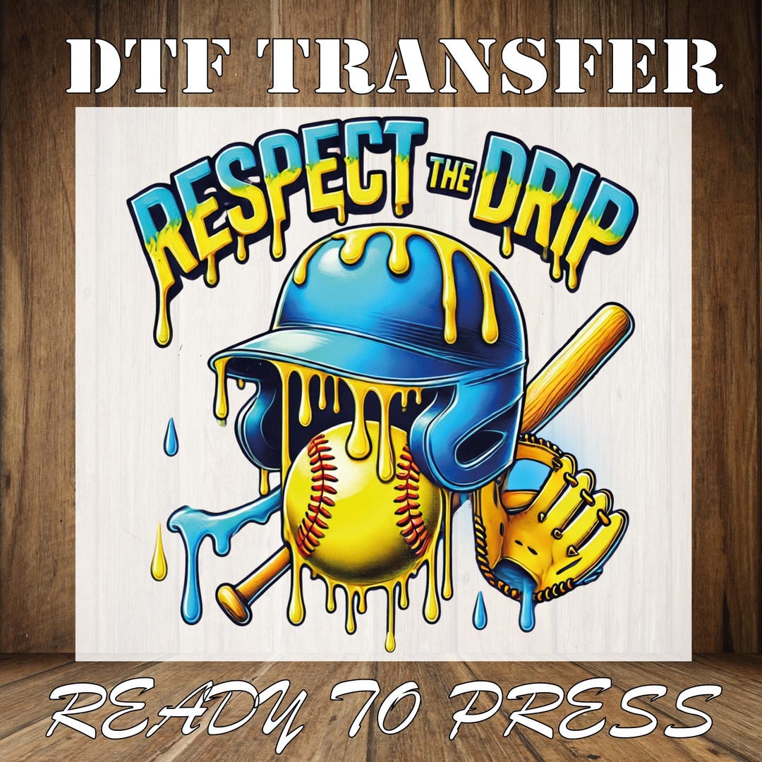 Respect the Drip Sports Ice Cream Ready to Press, Respect the Drip ...