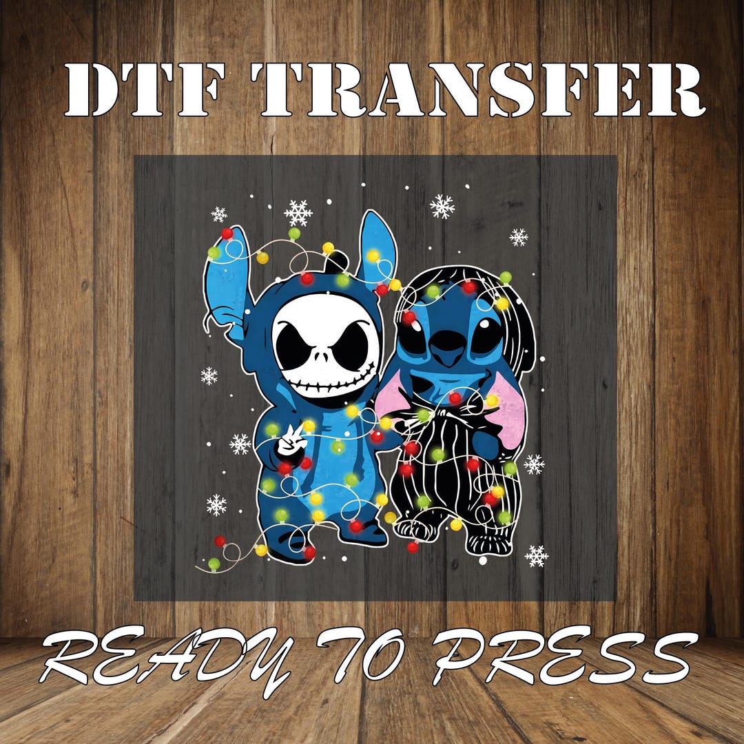 Disney Stitch and Jack Skellington Friends Ready to Press, the ...