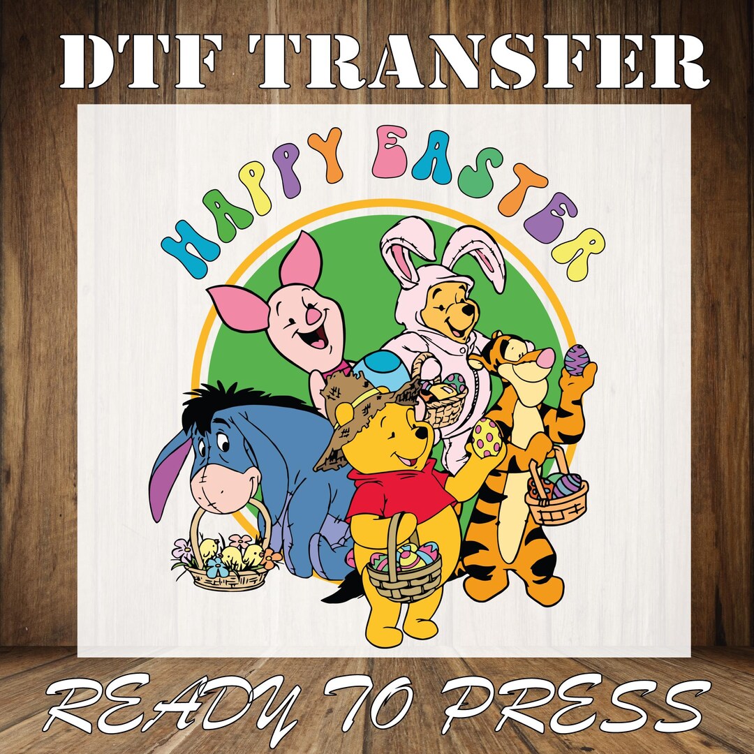 Disney Winnie the Pooh Happy Easter Ready to Press, Pooh and Friends ...