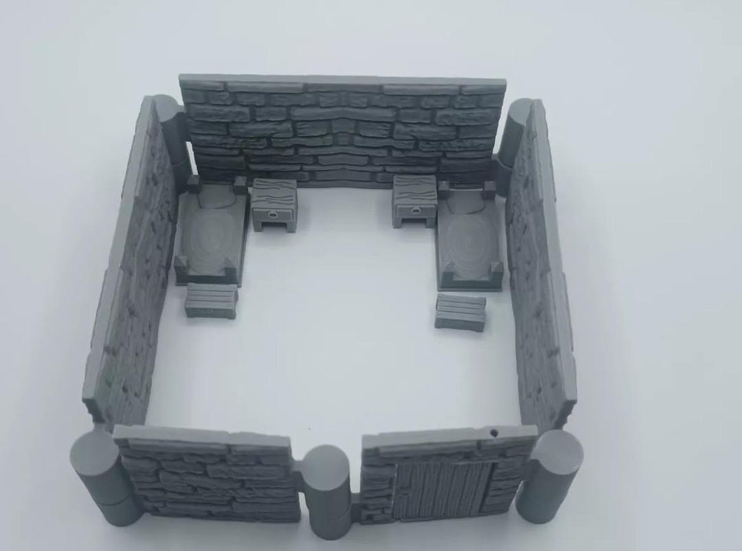 Dungeon Sticks Servant Quarter Room Set 28-32mm Scale 3D Printed - Etsy