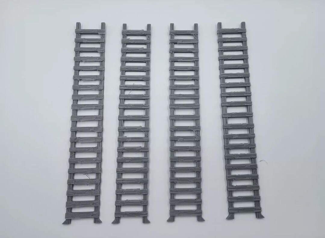 Modular 8” Ladder Set 4pc (28-32mm Scale) | 3D Printed RPG Terrain for ...