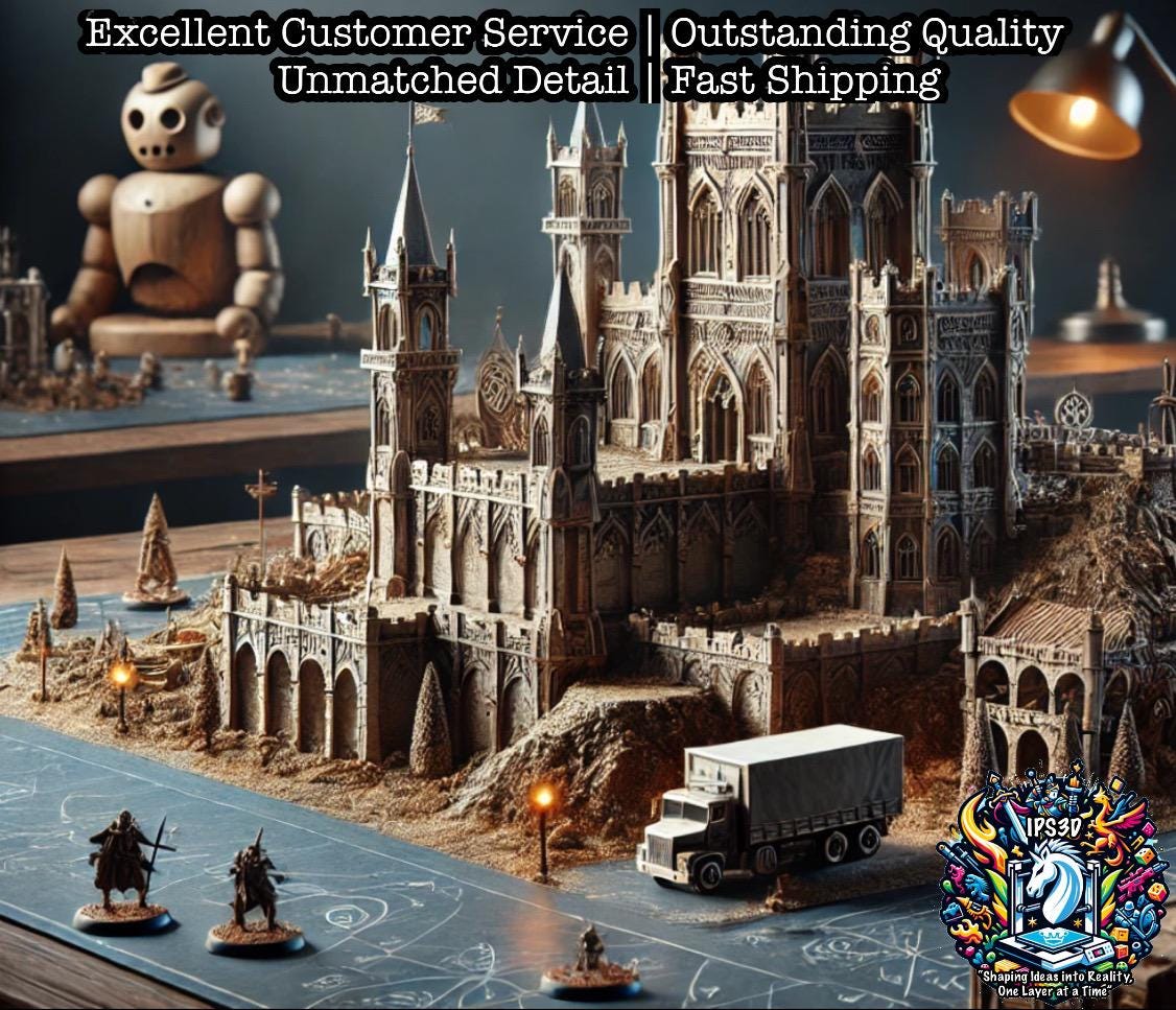 Dark Realms Necropolis Mausoleum Set 3d-printed 28-32mm Gothic Terrain ...