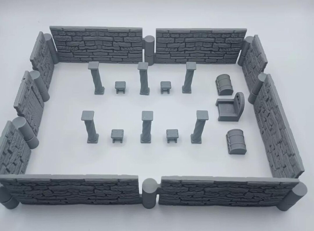 Dungeon Sticks Throne Room Set 28-32mm Scale 3D Printed - Etsy