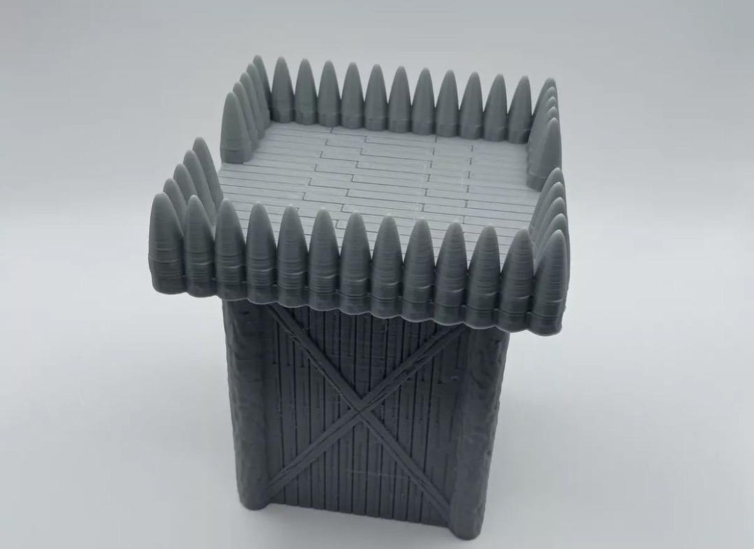 Modular Fort “expansion” Straight Tower Section - 3D Printed (28-32mm ...