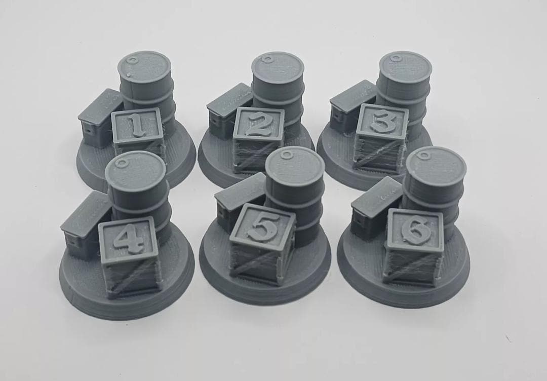 Supply Dump Objective Markers (32mm Scale) - 3D Printed - Etsy