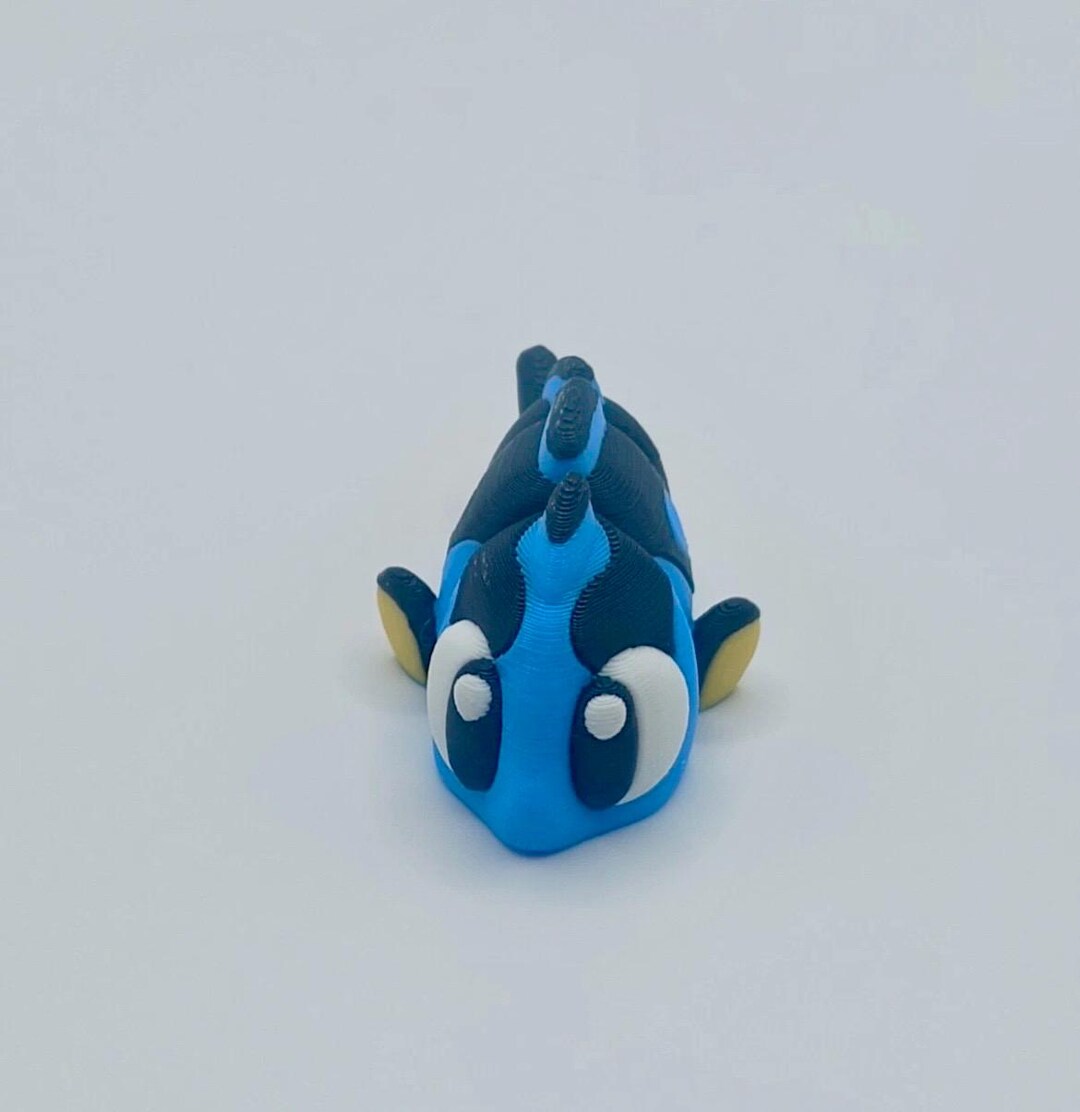 Articulated Surgeon Fish Fidget Toy: 3D Printed Ocean Desk Pet - Etsy