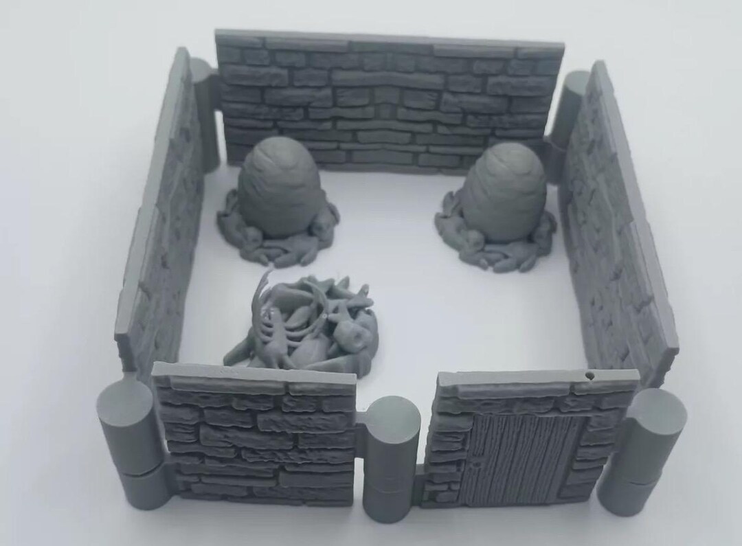 Dungeon Sticks Monster Lair Room Set 28-32mm Scale 3D Printed - Etsy
