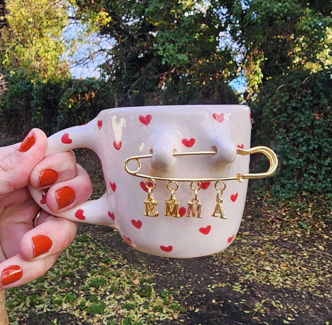 Heart Personalized Mug,handmade Ceramic Mug,personalized Mug,handmade ...