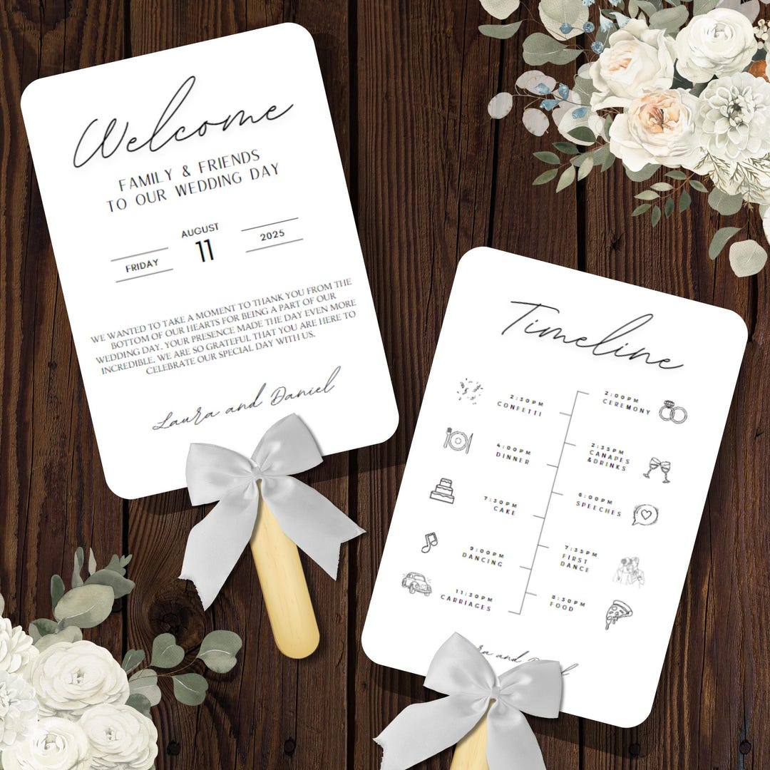Wedding Fans for Ceremony and Reception - Etsy