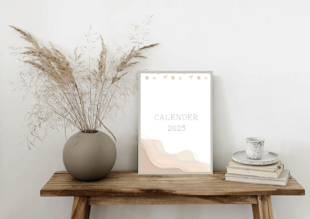 2025 Calendar, BOHO Year Calendar, Year Planner, Download & Print - Etsy