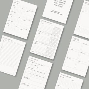 12 Week Year Printable Planner | PDF | Goal Worksheet | Tracker ...