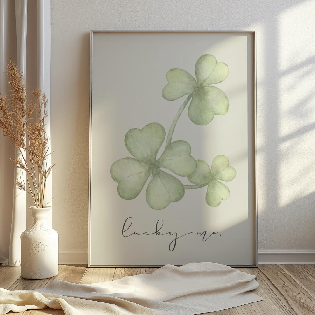 St. Patrick's Day Prints | Trendy Green Wall Art, Set of 3 Prints ...
