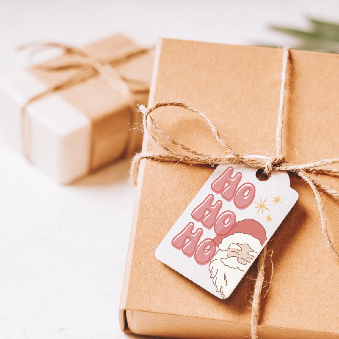 Retro Christmas Gift Tags | Printable Holiday Labels (PDF) - Etsy