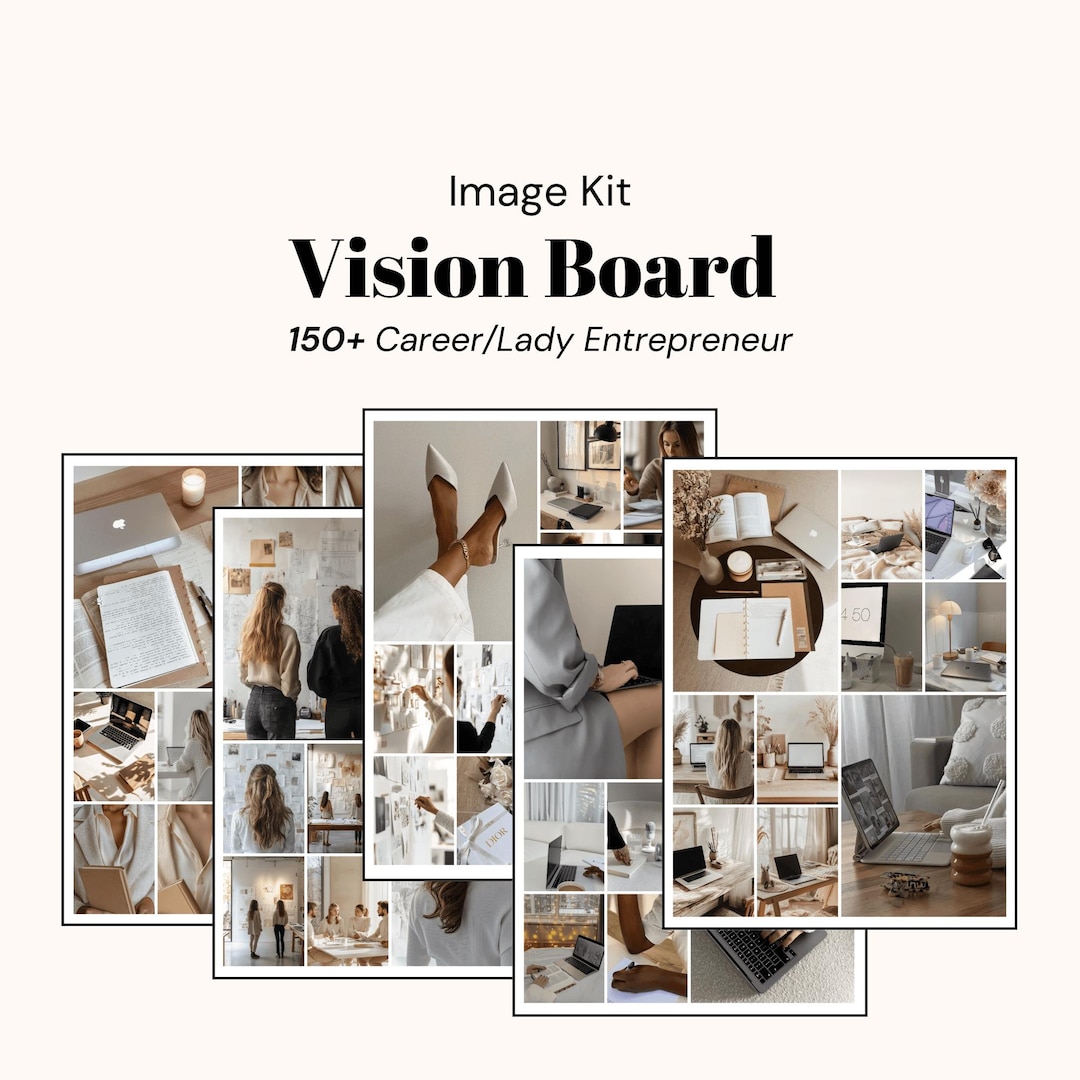 Vision Board Images 2026 Career Lady Entrepreneur Images Aesthetic Goal ...
