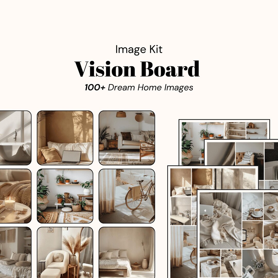 Vision Board Images 2025 Dream Home Images Bundles Aesthetic Goal ...