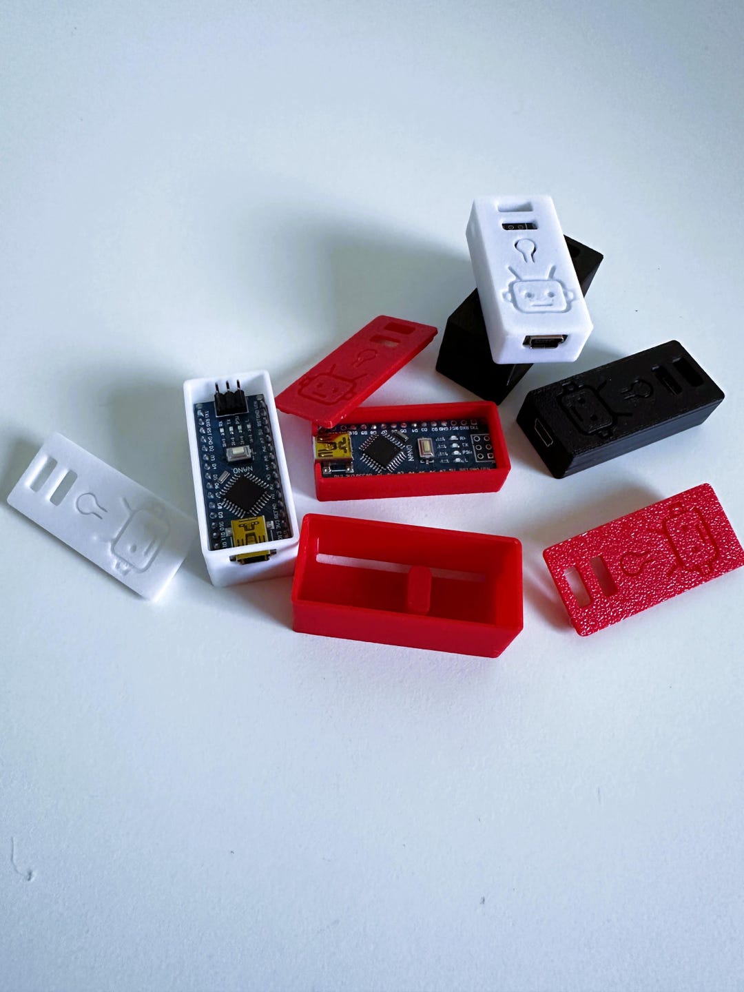 3D Printed Arduino Nano V3 Enclosure Case Stylish Protective Box Low ...