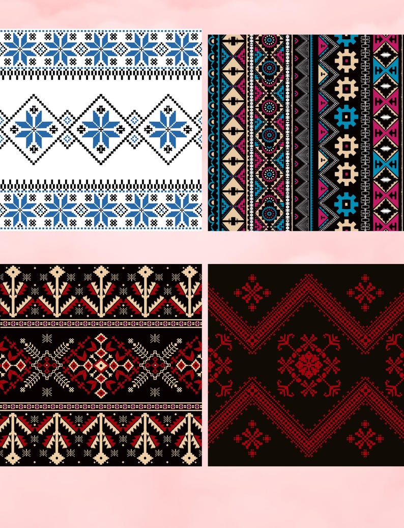African Ethnic Fabric Patterns: Tribal Art Designs (400 Dpi) (digital ...