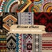 African Ethnic Fabric Pattern Collection 30 Paper a Tapestry of Color ...
