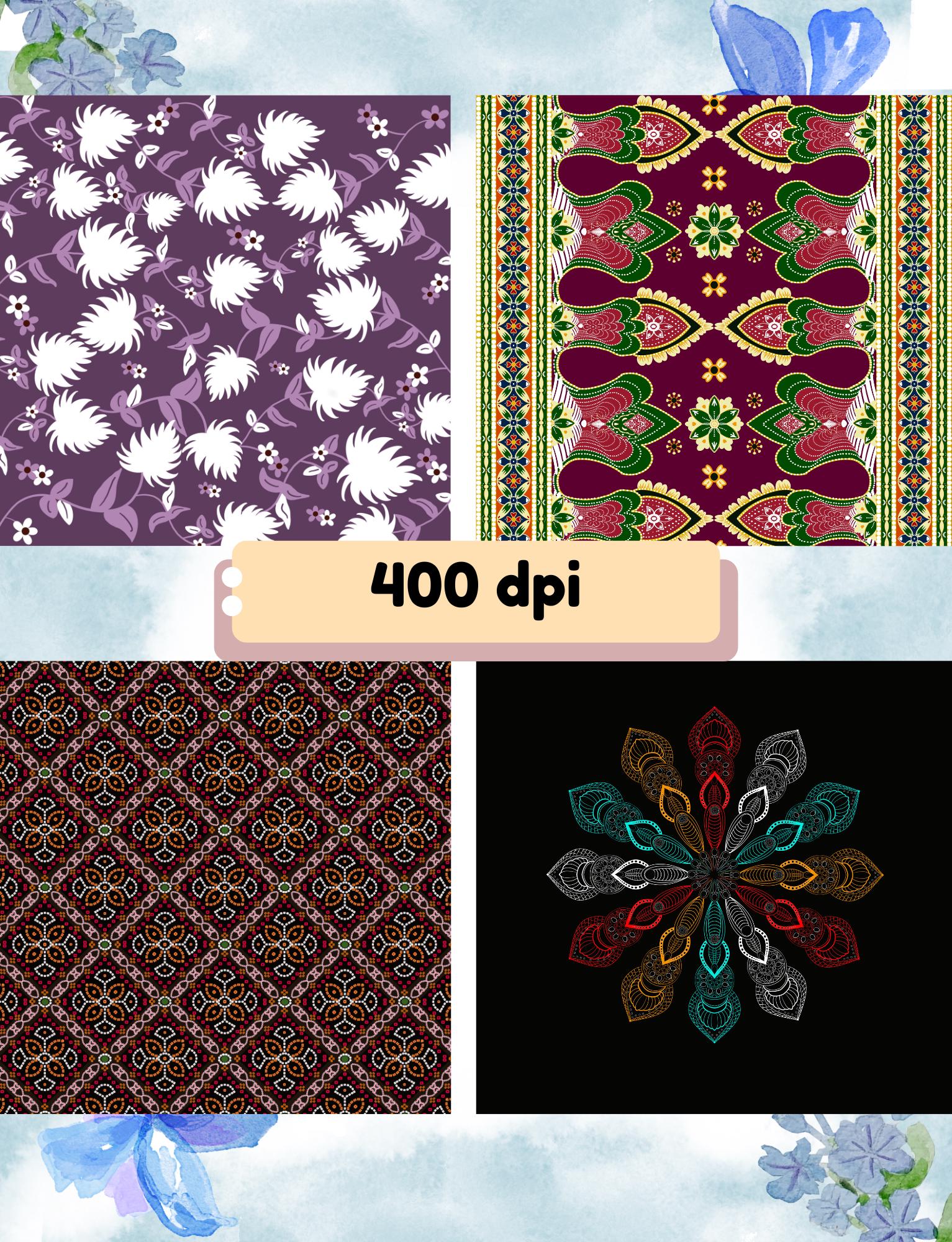 Indian Ethnic Art Fabric Digital Pattern Seamless , Scrapbook Paper ...