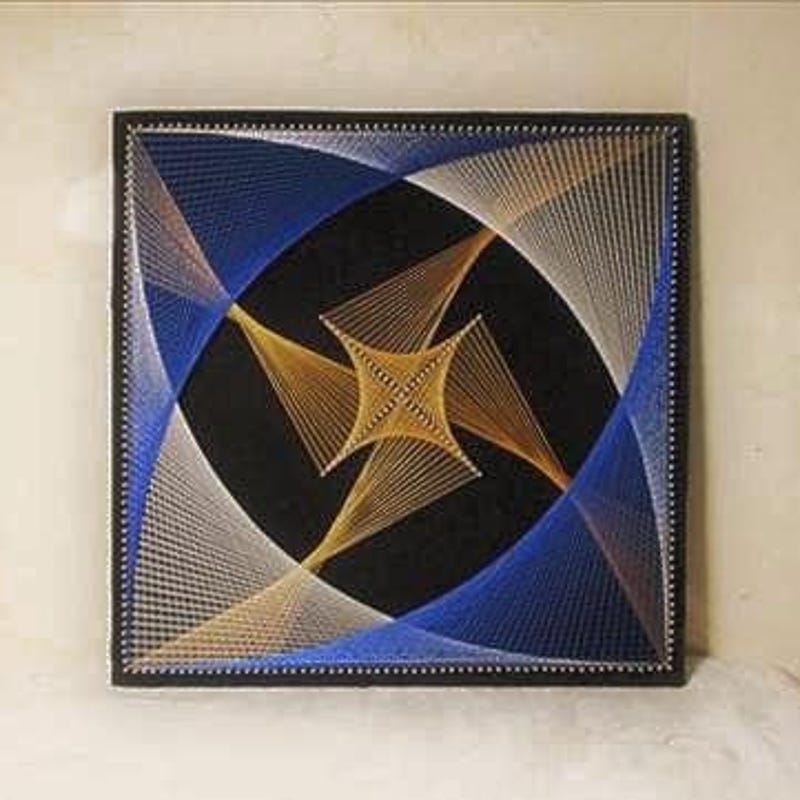 Abstract String Art - Etsy