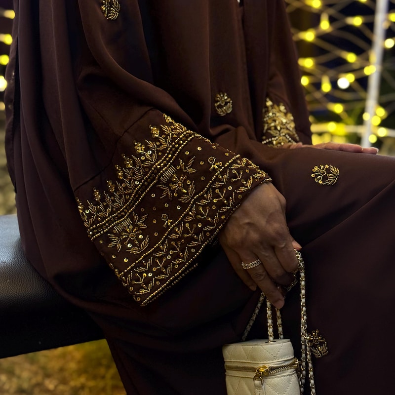 Champagne Wedding Abaya - Etsy